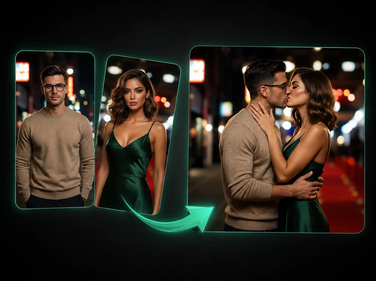 AI Kissing Generator – Make Any Two Photos Kiss | iMideo
