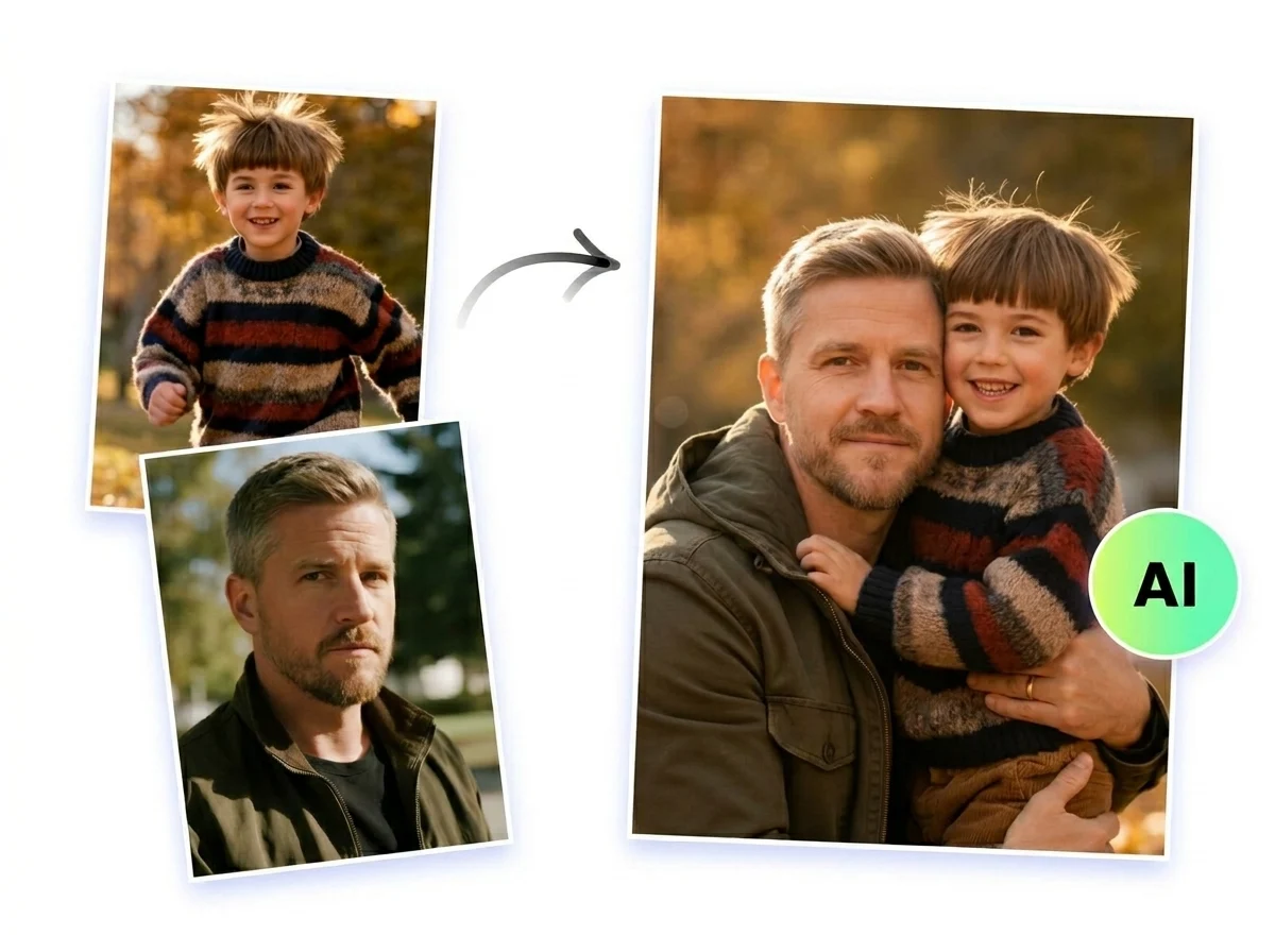 AI Image Combiner – Merge Multiple Photos into One