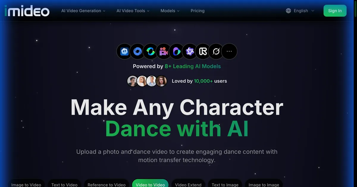 AI Dance Generator: Make Characters Dance Instantly