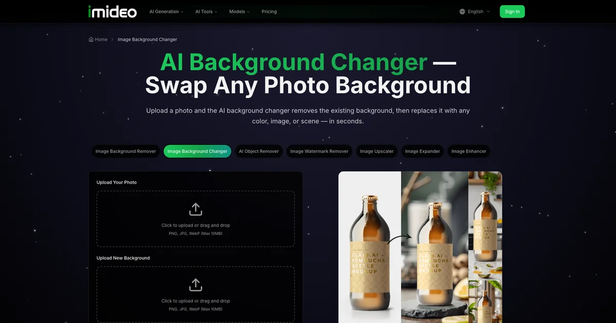 AI Background Changer – Change Photo Background Online Free