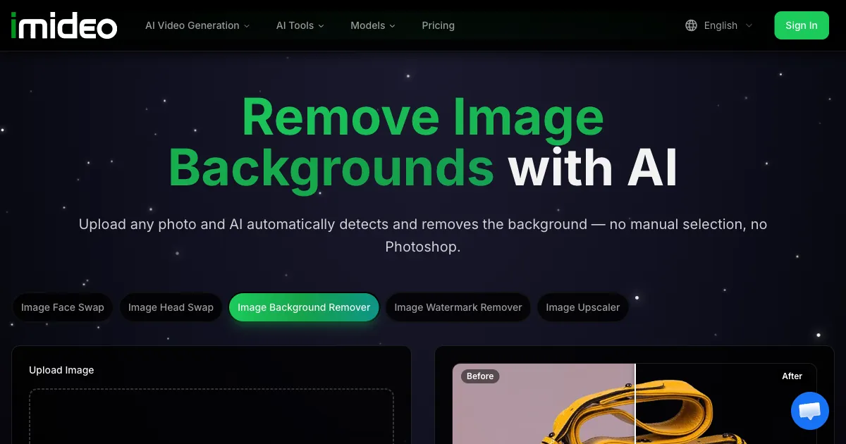 AI Image Background Remover – Remove Backgrounds Online Free