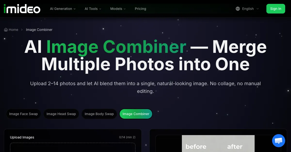 AI Image Combiner – Merge Multiple Photos into One