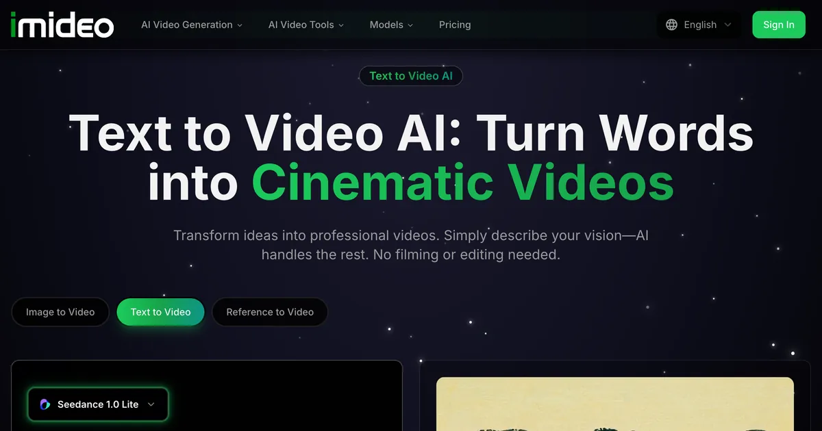 Text to Video AI Generator | Create Videos from Prompts